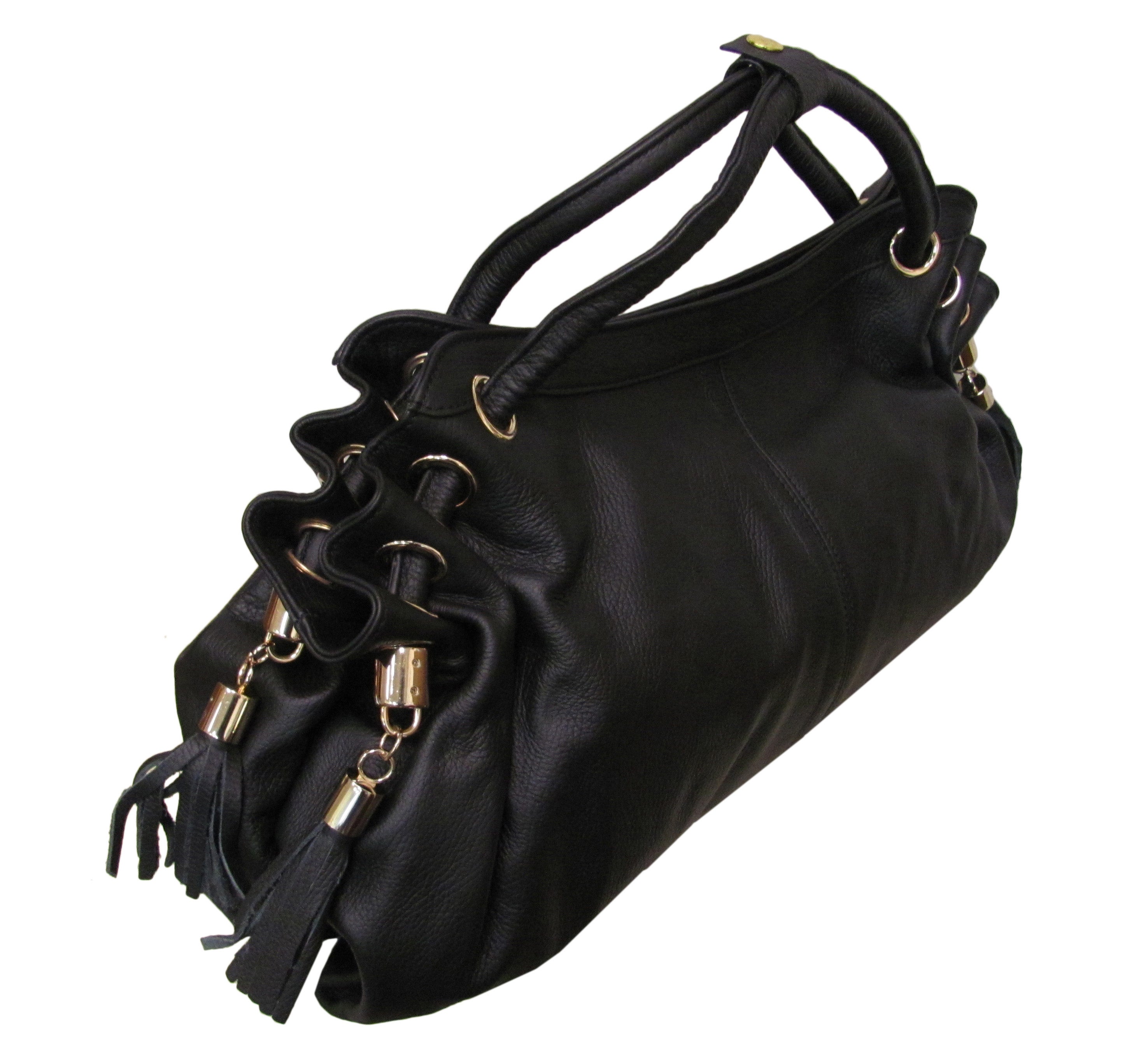 Musette Leather Handbag (#1899-02589) (#1898-3678)